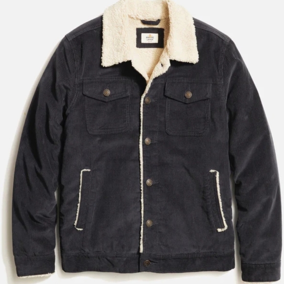 Marine Layer | Jackets & Coats | Nwot Marine Layer Boise Cord Sherpa ...
